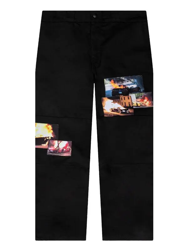 ANTI SOCIAL SOCIAL CLUB Burnout Work Pant - Black