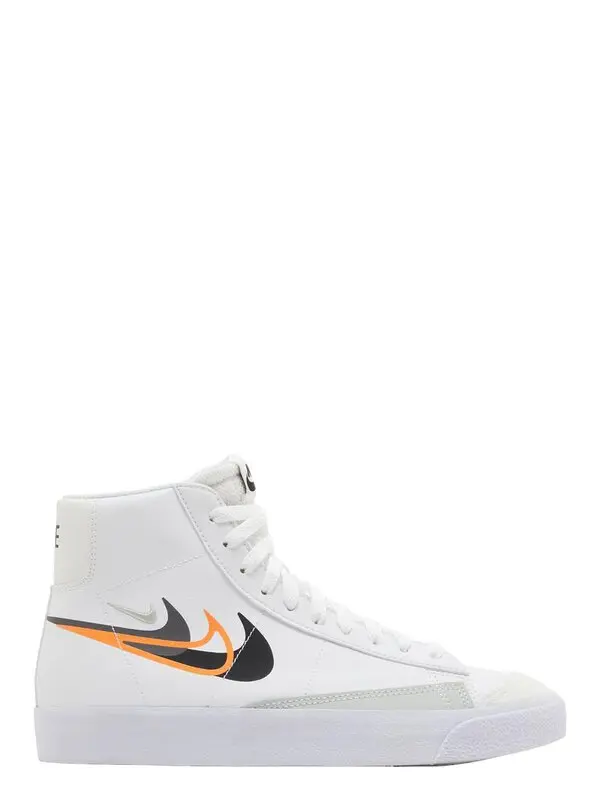 Nike Blazer Mid Next Nature Gs Multi-swoosh - White