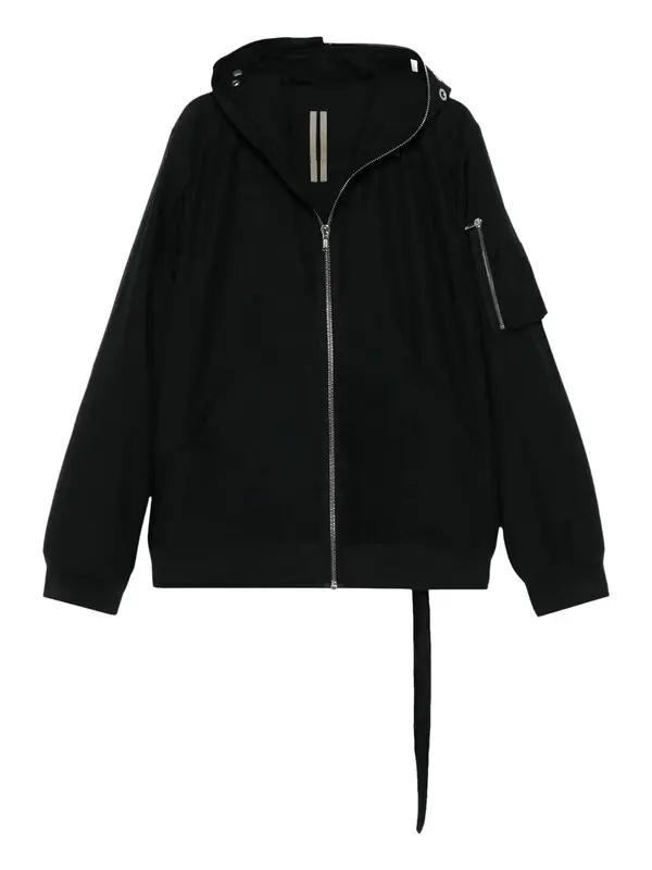 Rick Owens Gimp Flight Bomber Jacket - Black