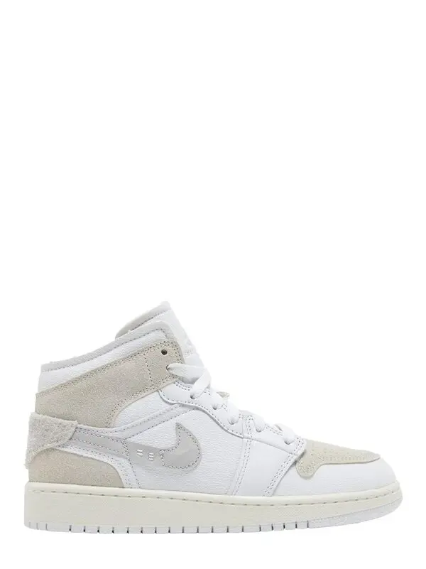 JORDAN 1 Mid Se Craft Gs Sneakers - White