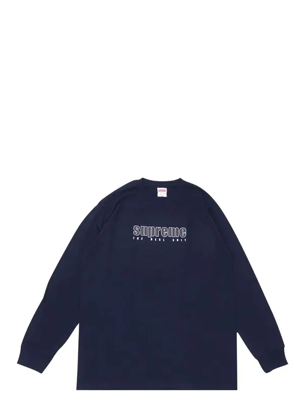 Supreme The Real Shit Long-sleeve Tee - Blue