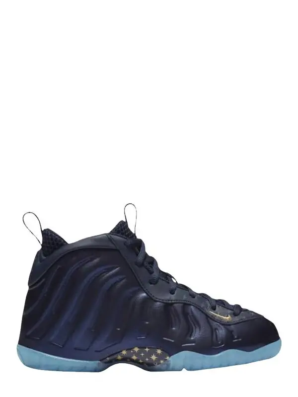 Nike Little Posite One Ps 'gold Stars' Sneakers - Blue