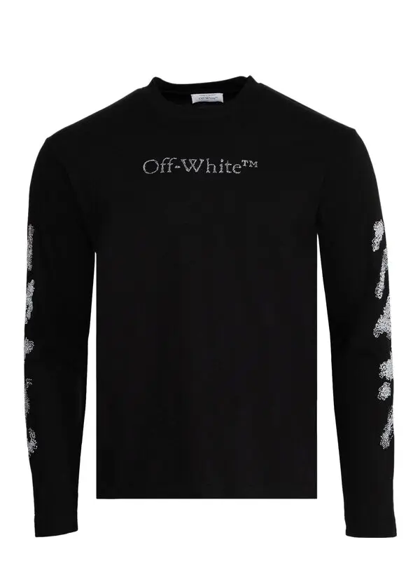 Off-White Diags Bit Book Skate Long-sleeve Tee - Black
