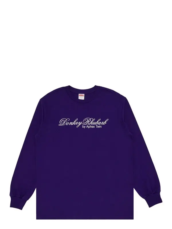 Supreme X Aphex Twin Long-sleeve Tee - Purple