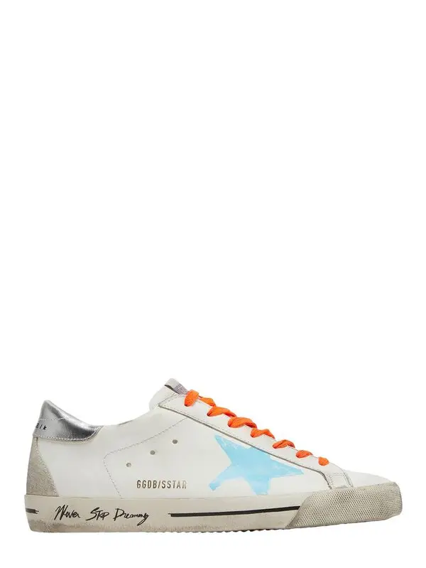 GOLDEN GOOSE Superstar 'never Stop Dreaming' Sneakers - White