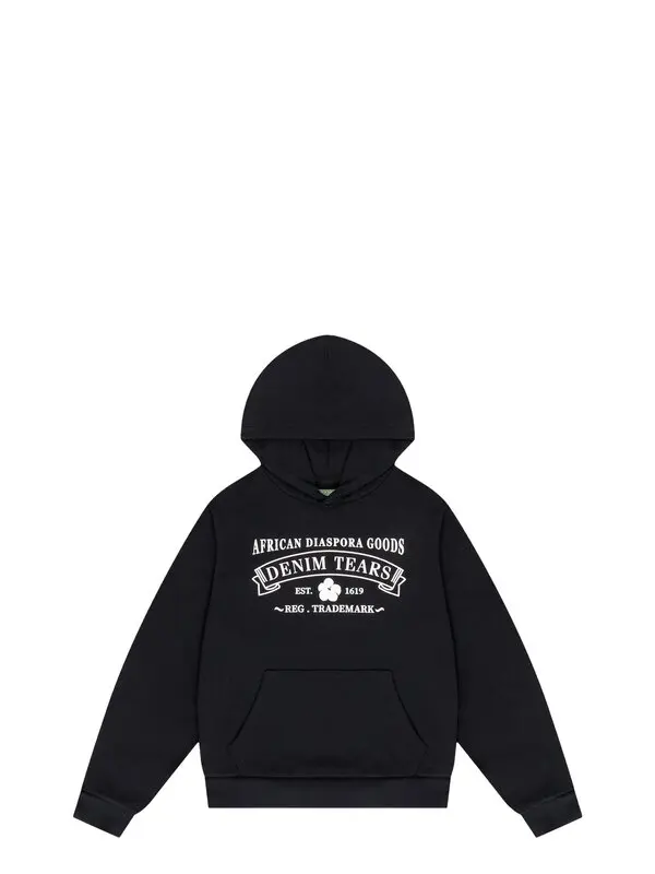 DENIM TEARS Adg Hoodie - Black