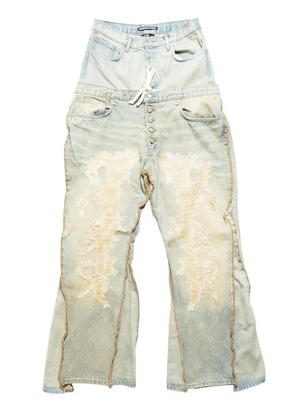 RIVINGTON ROI REBIS Fathers Garden He Rose 3 Jeans - Blue