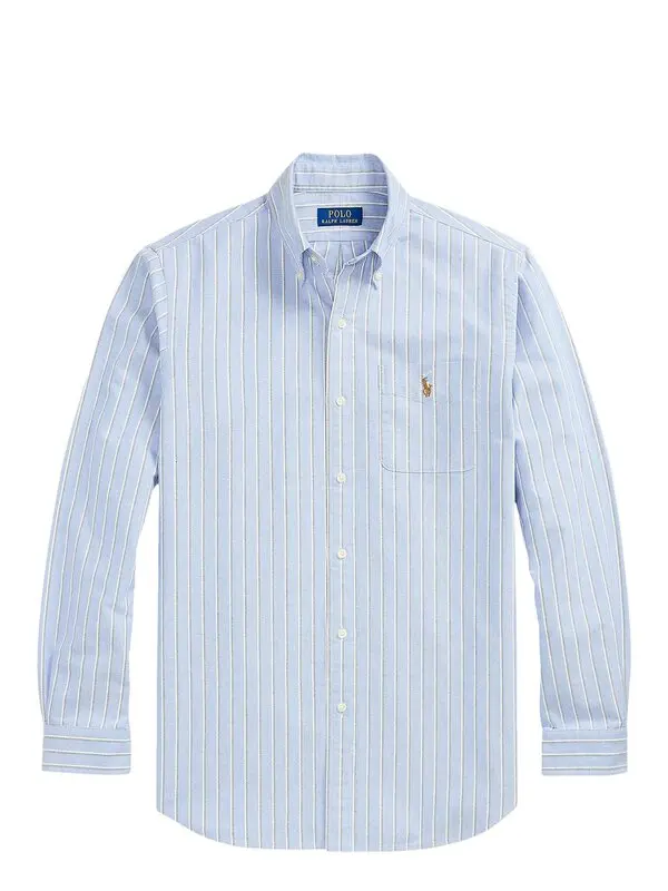 Polo Ralph Lauren Long-sleeve Classic Oxford Sport Shirt - Blue