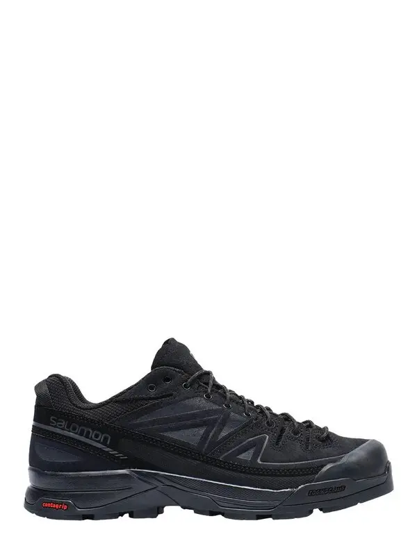 SALOMON X-alp Leather Sneakers - Black