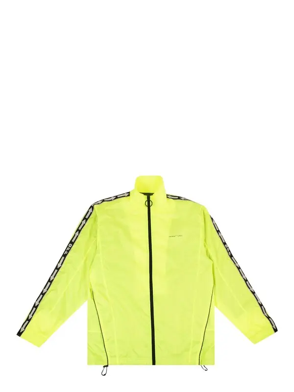 Off-White Neon Taped Track Jacket - Yellow