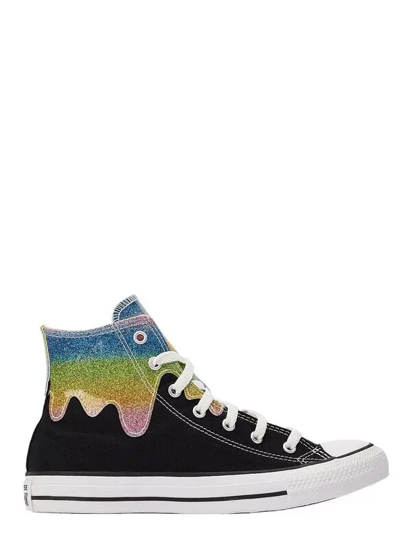 CONVERSE Chuck Taylor All Star High Gs Glitter Drip - Black