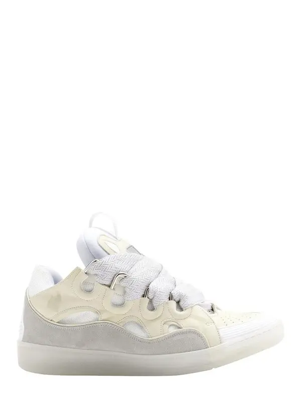 LANVIN Curb Sneakers - Cream