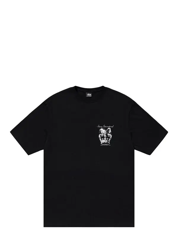 StÜssy Dog Crown Tee - Black