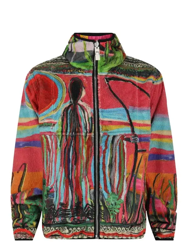 Givenchy Josh Smith Reversible Fleece Jacket - Multicolor