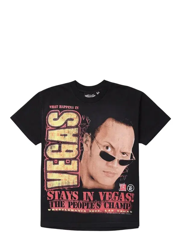 HELLSTAR X Wwe The Rock T-shirt - Black