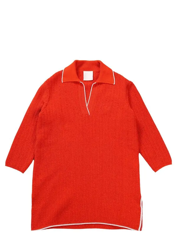 Givenchy Short Polo 4g Dress - Orange