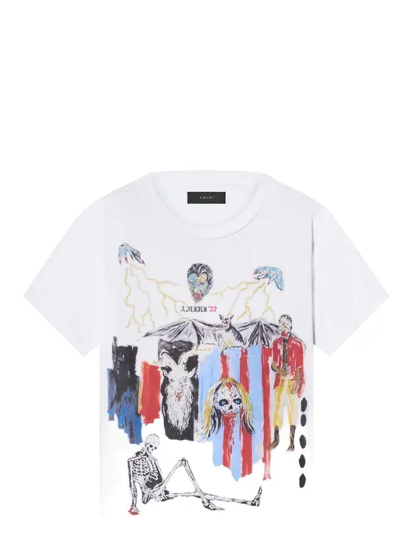 Amiri X Wes Lang Blood 38 T-shirt - White