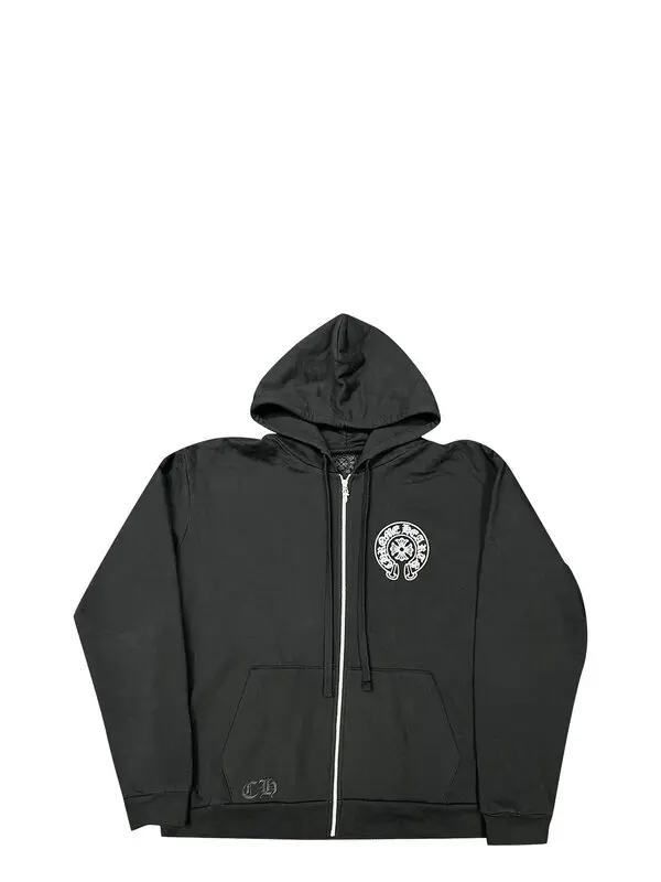 Chrome Hearts Hangzhou Horseshoe Zip-up Hoodie - Black