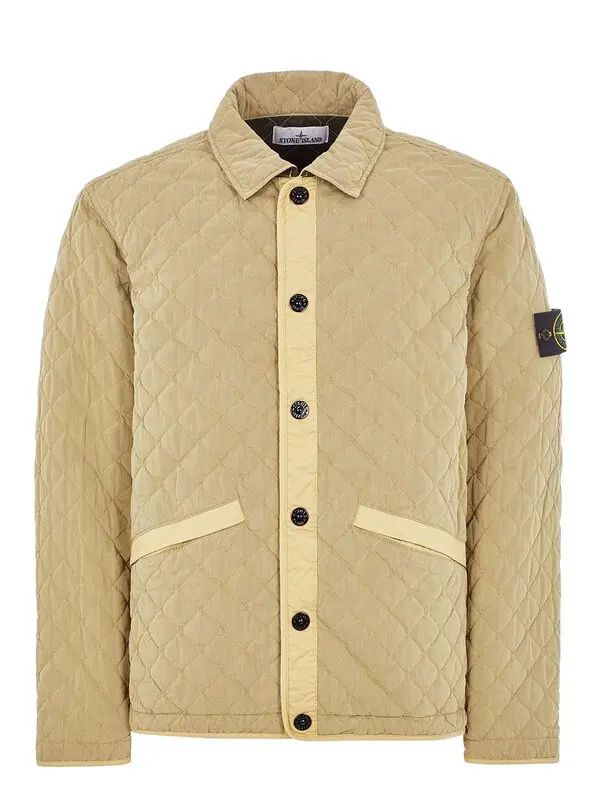 Stone Island Light Quilted Jacket - Tan