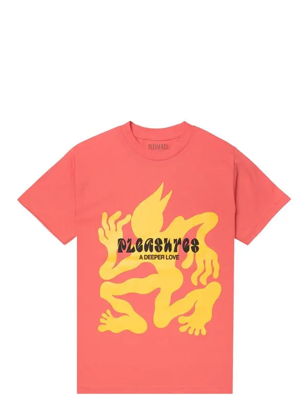 PLEASURES Bmps T-shirt - Red