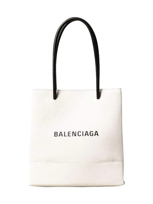 Balenciaga Xxs North South Tote Bag - White