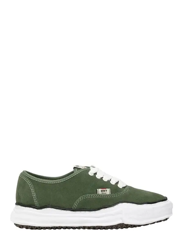 Mihara Yasuhiro Baker Og Sole Suede Low - Green