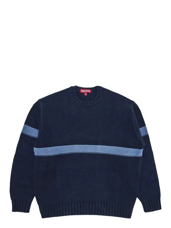 Supreme Appliqué Sweater - Blue