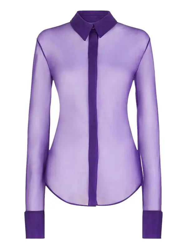 Attico Elton Shirt - Purple