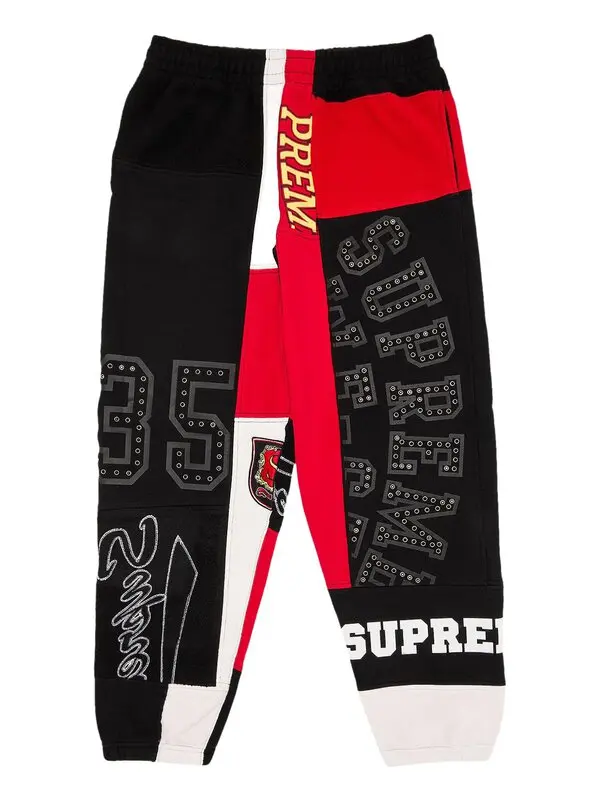 Supreme Patchwork Sweatpants - Black