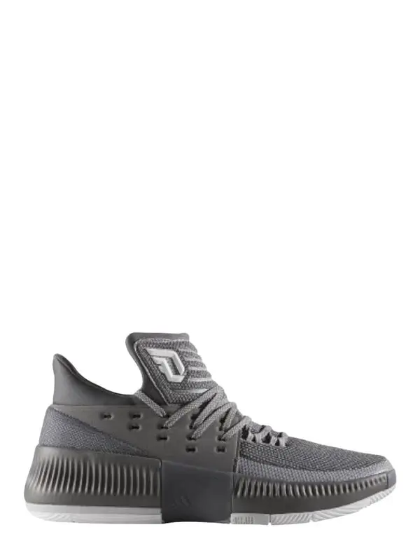 Adidas Dame 3 Lace Up Sneakers - Grey