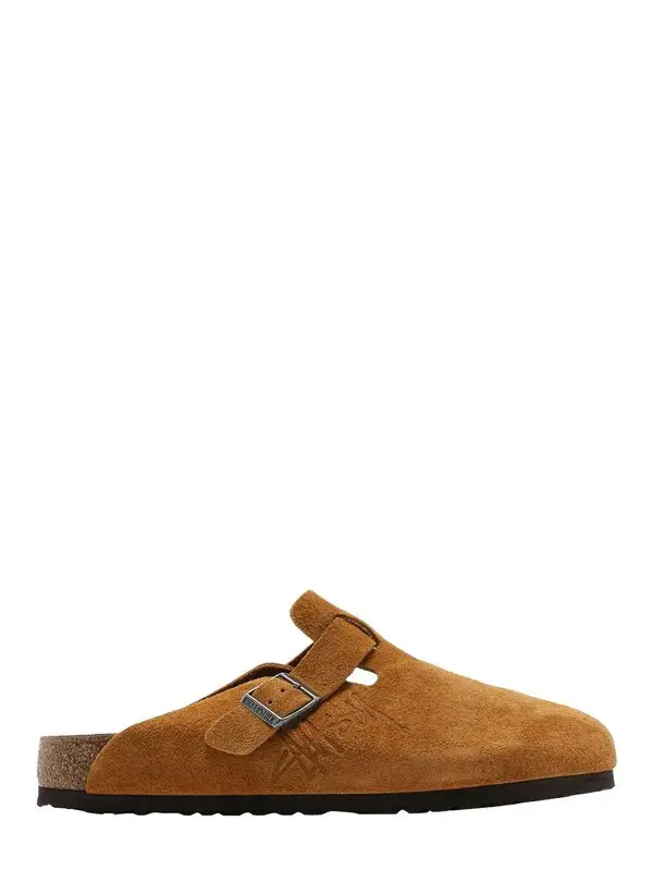 BIRKENSTOCK Stussy X Boston Shaggy - Brown