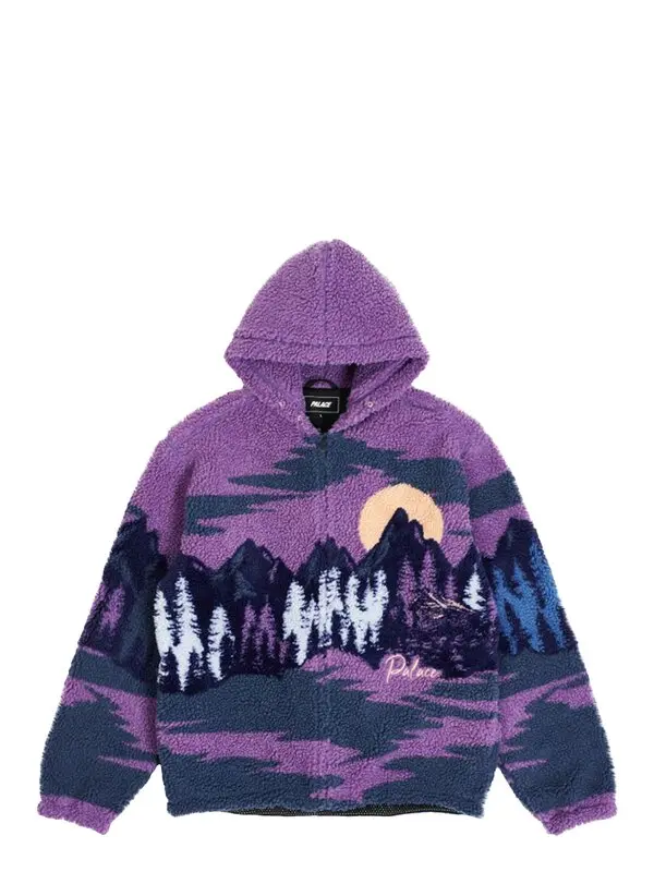 PALACE Palaska Fleece Jacket - Purple