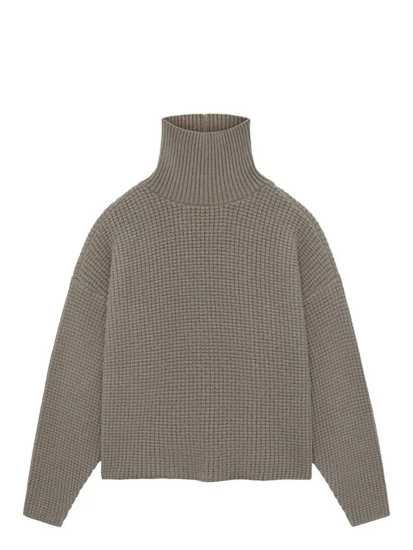 Fear Of God Heavy Waffle Turtleneck - Grey