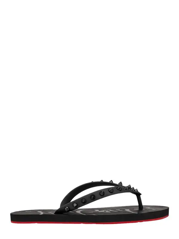 CHRISTIAN LOUBOUTIN Loubi Flip Flop - Black