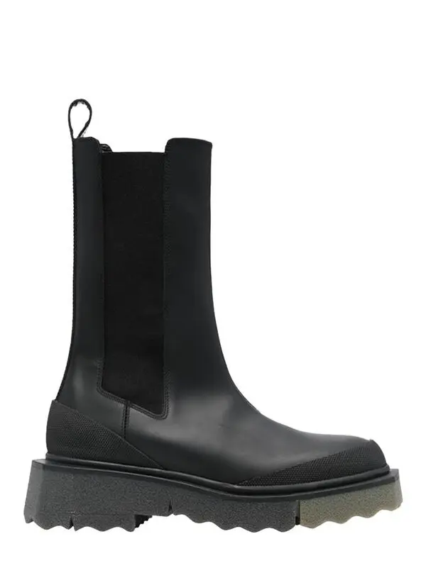Off-White Sponge Chelsea Boot - Black