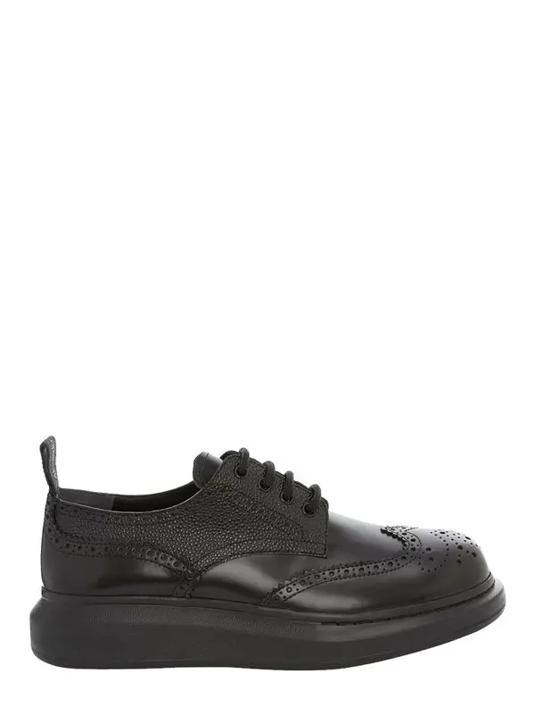 Alexander McQueen Hybrid Lace Up - Black