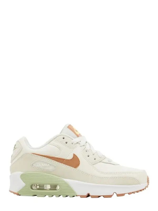 Nike Air Max 90 Leather Sneakers - Cream