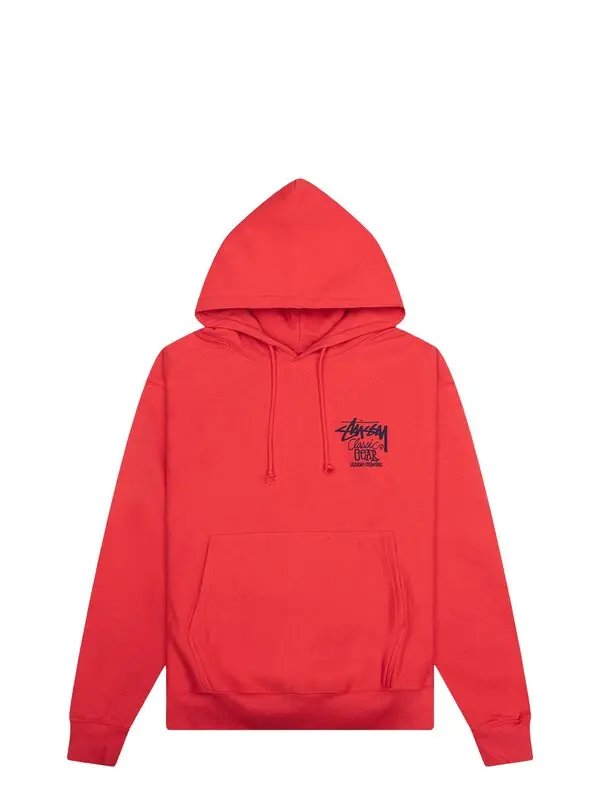 StÜssy Classic Gear Hoodie - Red
