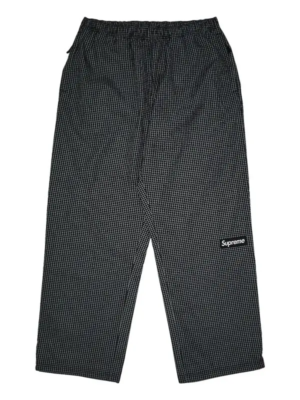 Supreme Reflective Ripstop Track Pant - Black