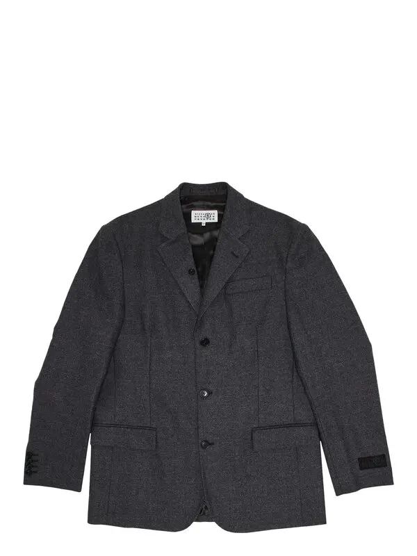 MAISON MARGIELA Tailored Wool Jacket - Grey