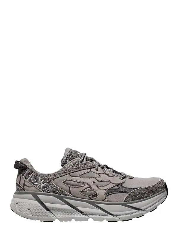 Hoka Clifton L Suede Sneakers - Grey