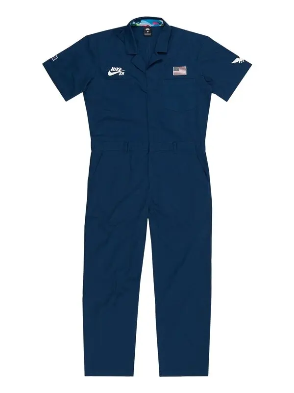 Nike X Parra Usa Federation Kit Skate Coveralls - Blue