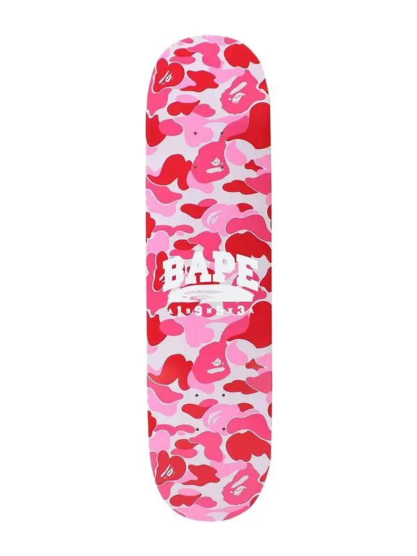 BAPE Abc Camo Skateboard - Pink
