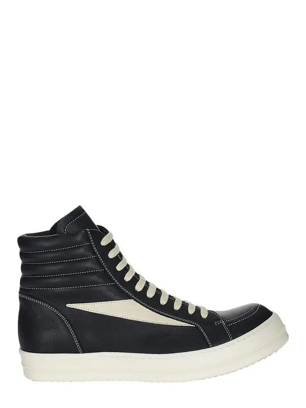 Rick Owens Porterville Vintage High Top Sneakers - Black