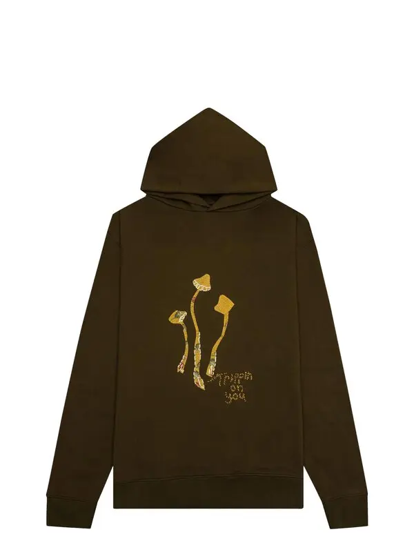 MAISON MARGIELA Mushroom Long-sleeve Hooded Sweatshirt - Green