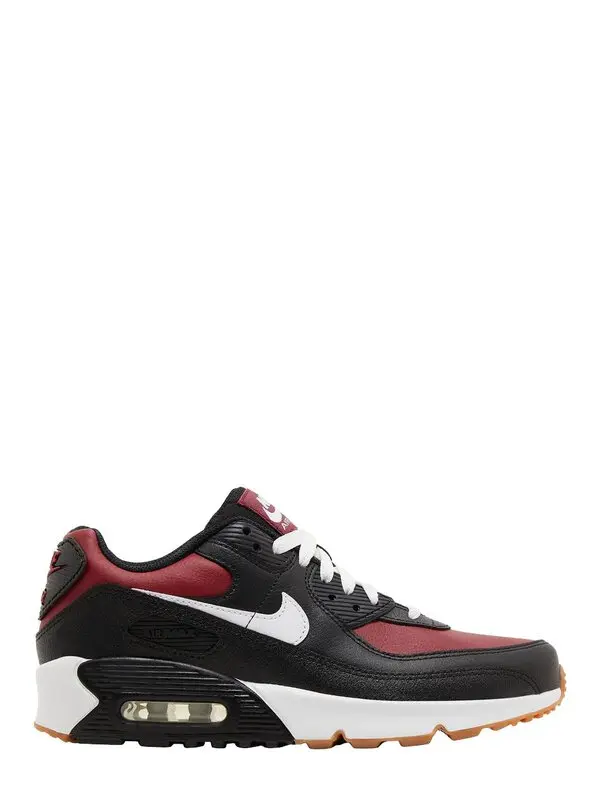 Nike Air Max 90 Leather Sneakers - Black