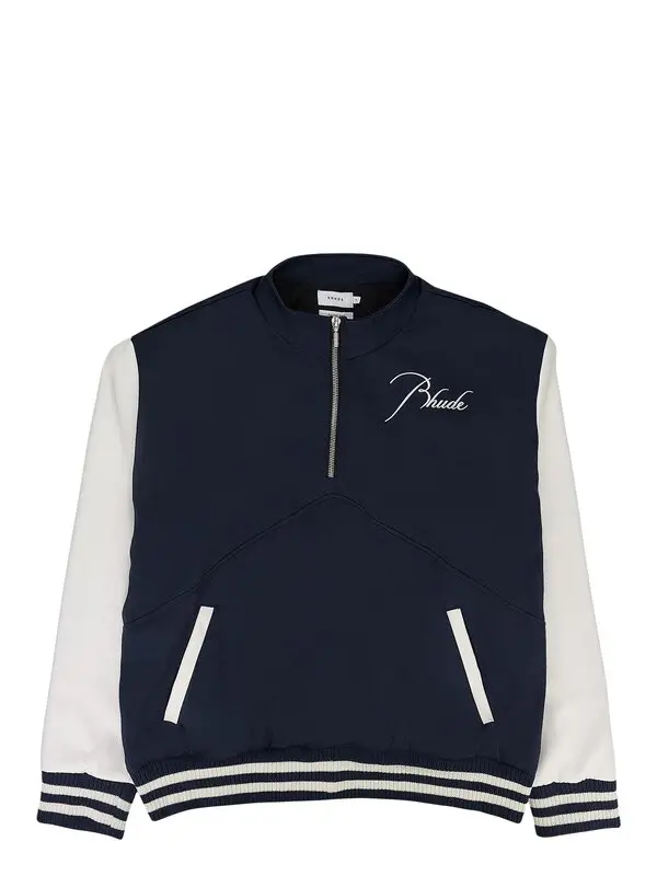 Rhude Varsity Pullover Sweater - Blue