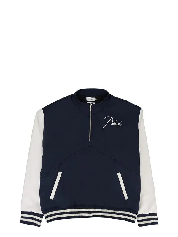 Rhude Varsity Pullover Sweater - Blue