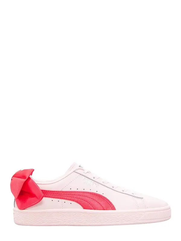PUMA Basket Bow Patent Jr Sneakers - Pink