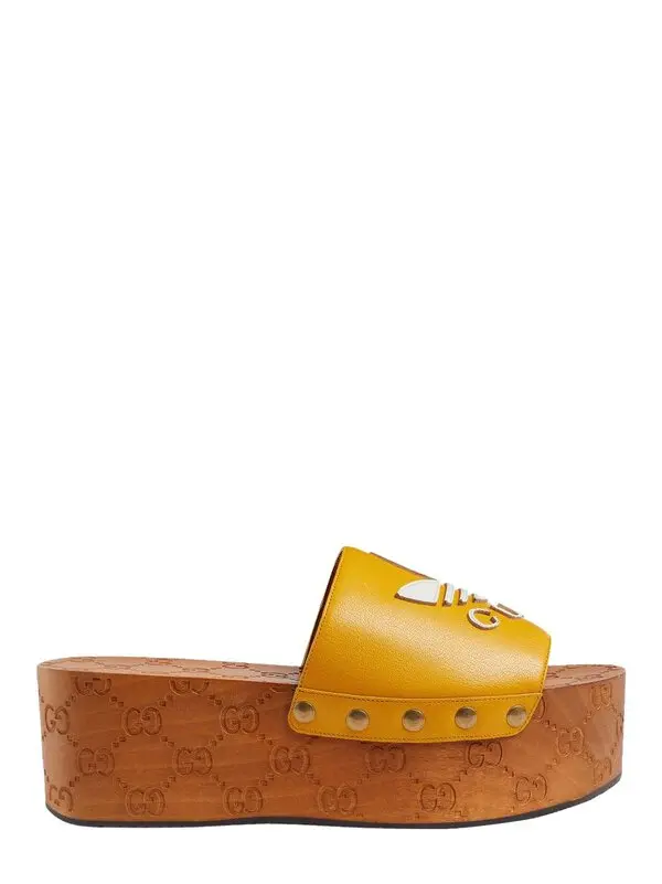 Gucci Adidas X Gg Clog - Yellow
